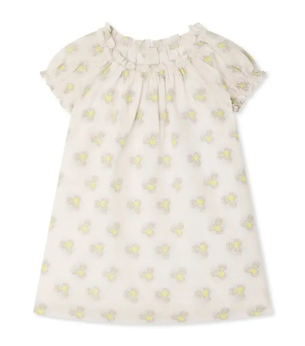 Bonpoint Cotton Printed Dress - Green
