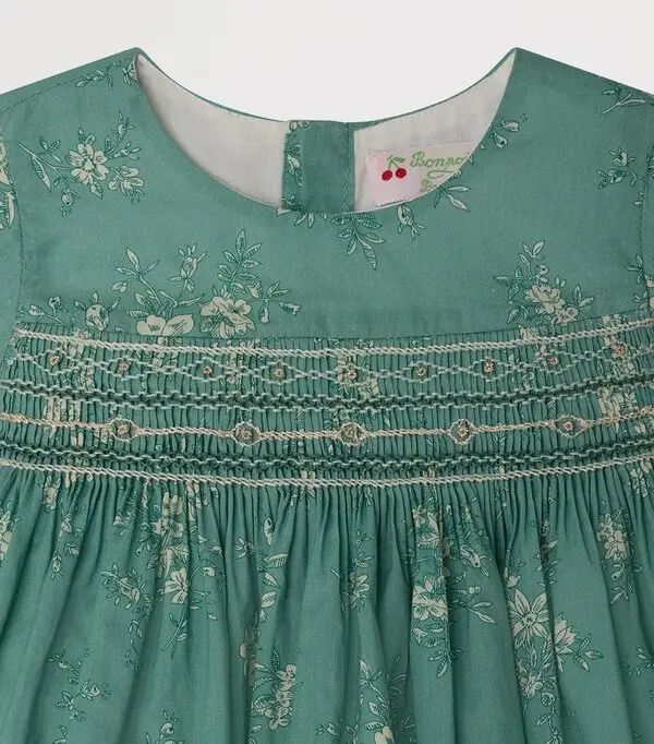 Bonpoint Floral Print Dress And Bloomers Set