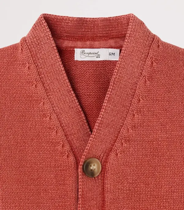 Bonpoint Wool V-neck Cardigan