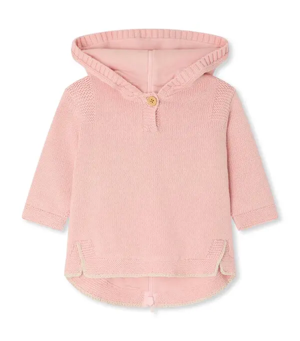Bonpoint Cotton Longline Hoodie