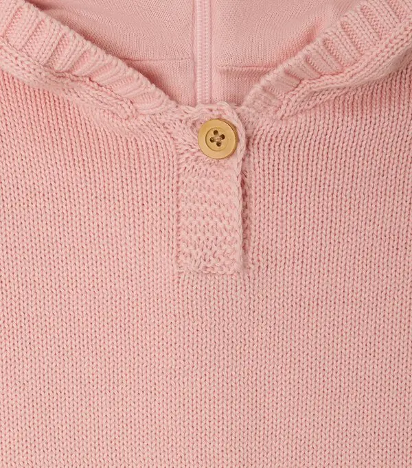 Bonpoint Cotton Longline Hoodie