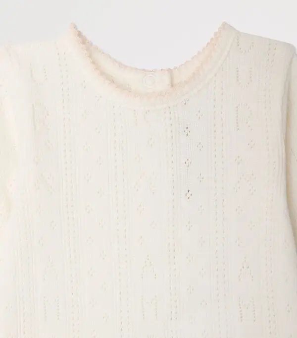 Bonpoint Cotton Top And Trousers Set