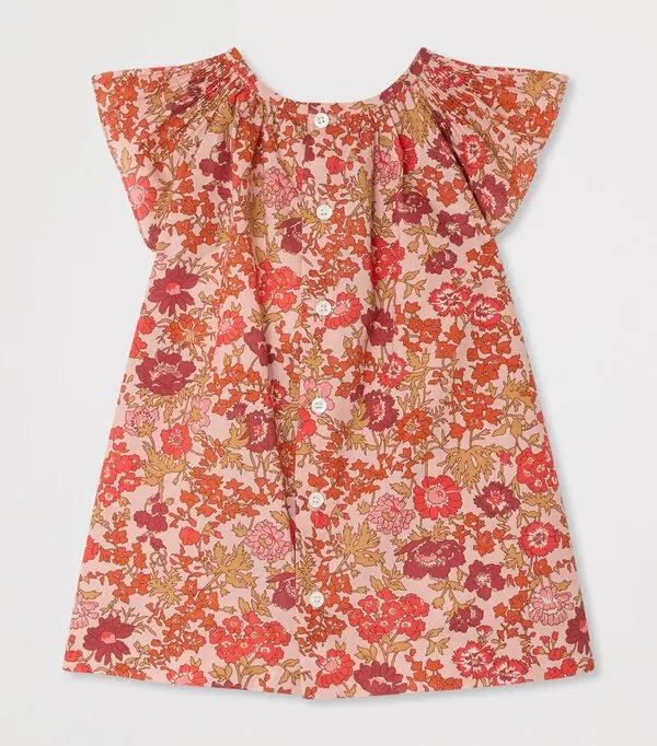 Bonpoint Cotton Floral Print Dress