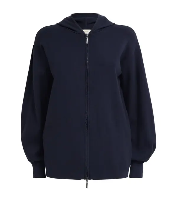 Max Mara Knitted Zip-up Hoodie