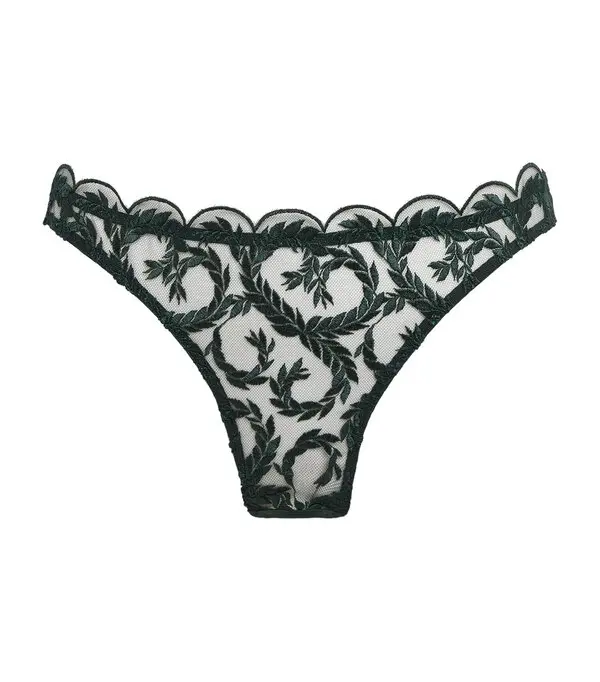 COCO DE MER Lace Arletta Open Briefs