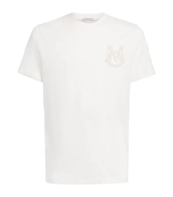 Moncler Cotton Logo T-shirt - White