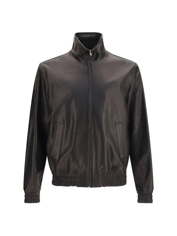 Valentino Garavani Leather Zip Jacket