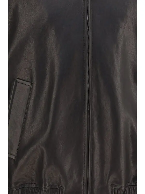 Valentino Garavani Leather Zip Jacket