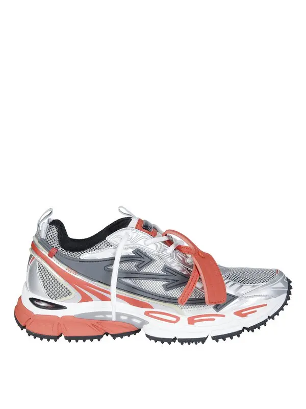 Off-White Graphic Lace-up Sneakers - Grigio