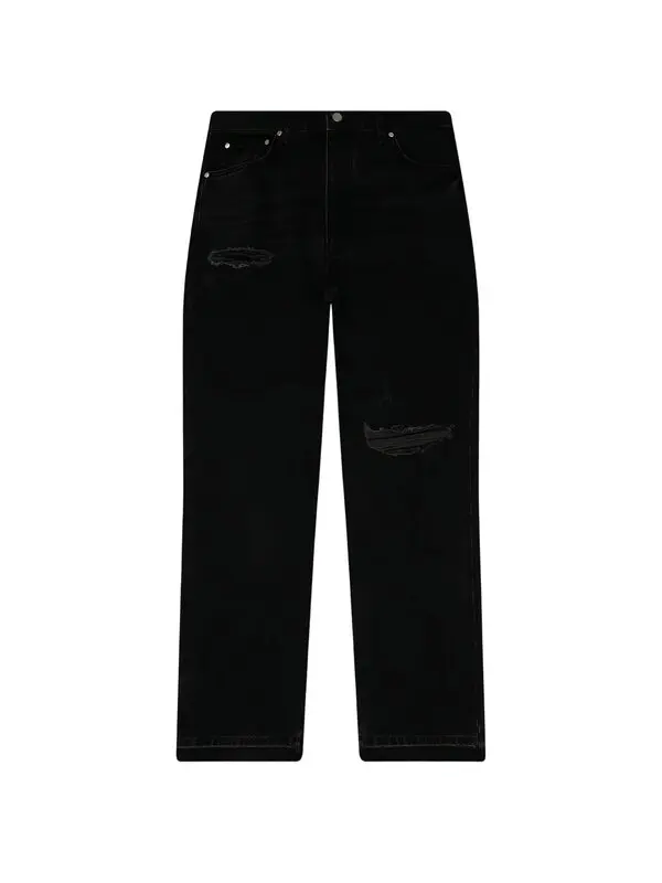 REPRESENT Logo Detailed Distressed Jeans
