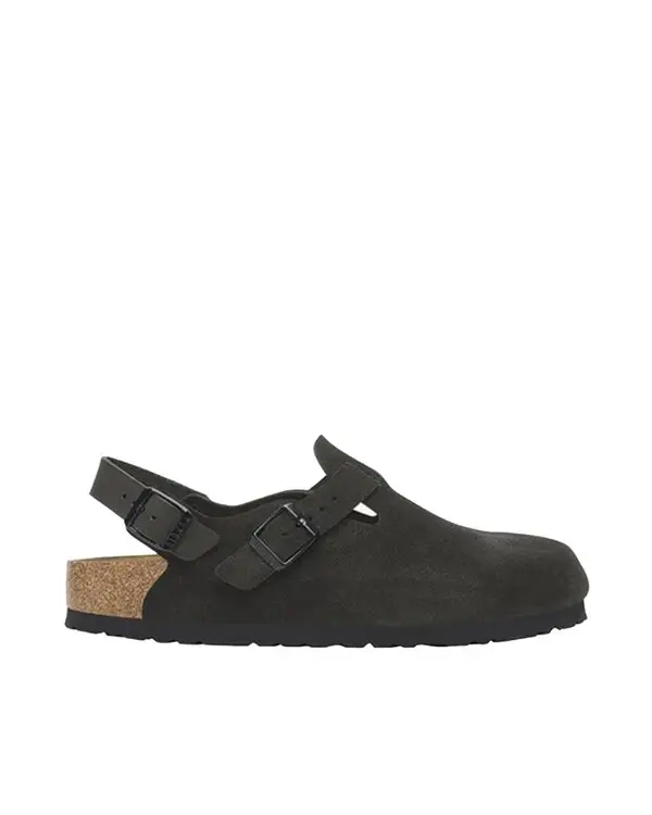 BIRKENSTOCK Arizona Suede Sandals - Black