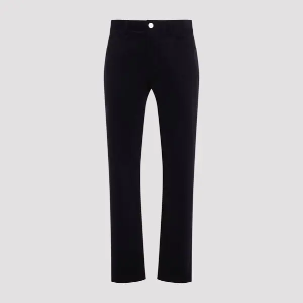 Giorgio Armani Cotton Cashmere Elastane 5-pocket Straight-leg Pants - Red