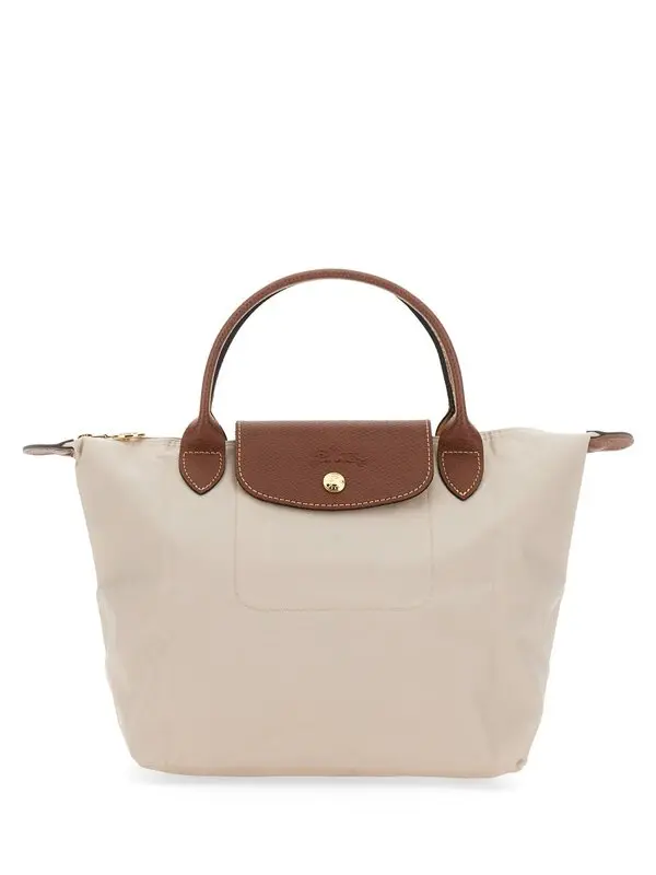 Longchamp Le Pliage Mini Tote Bag, 21 X 21 X 14 Cm, Polyamide - Beige