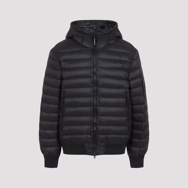 C.P. COMPANY Hooded Lens Down Jacket