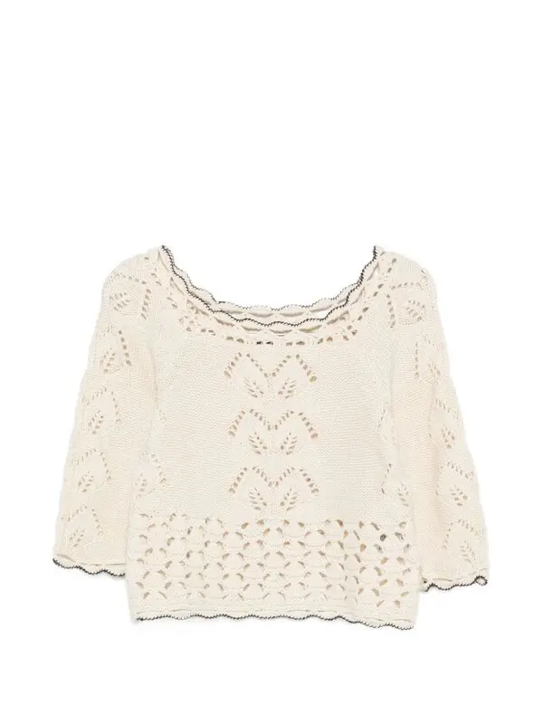 MARANT ETOILE Lua Cotton And Wool Top