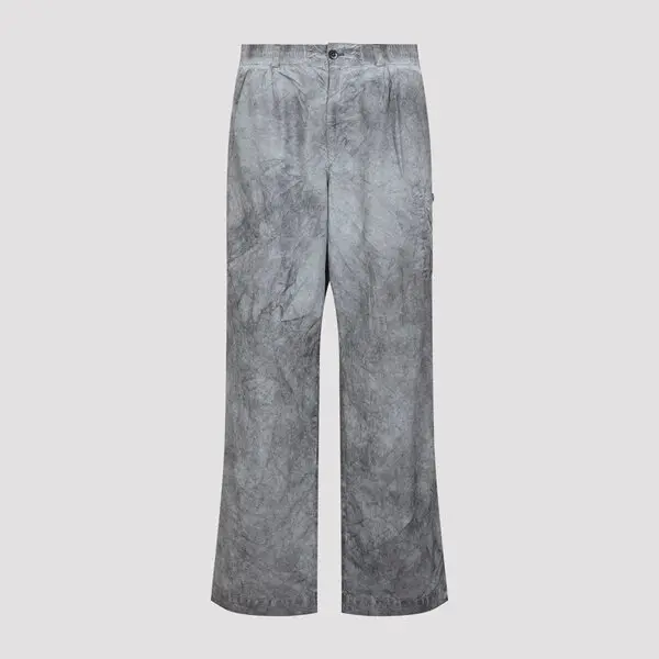 C.P. COMPANY Flatt Nylon Loose Cargo Pants For - Black
