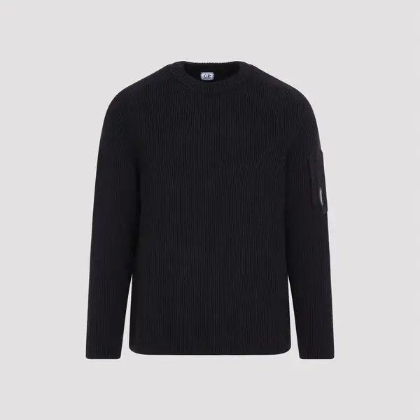 C.P. COMPANY Ribbed Cotton Crewneck Sweater