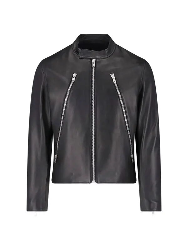 MAISON MARGIELA Ovine Leather Jacket - Black