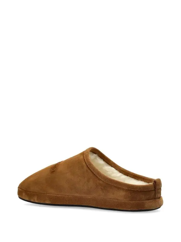 Balenciaga Alaska Suede Leather Slippers