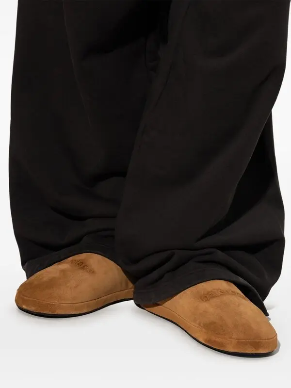 Balenciaga Alaska Suede Leather Slippers