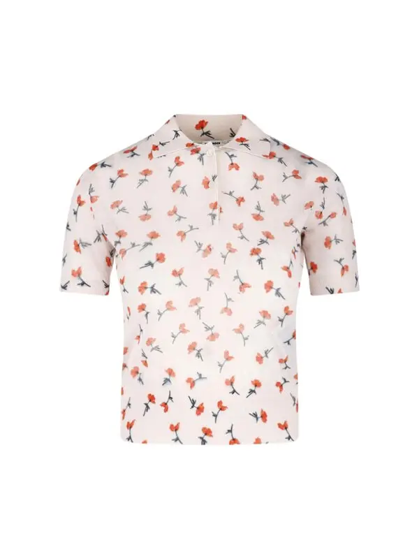 JIL SANDER Cotton-blend Polo T-shirt