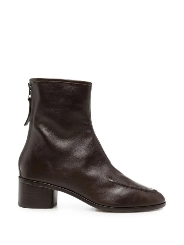 Hereu Juliol Leather Ankle Boots - Brown