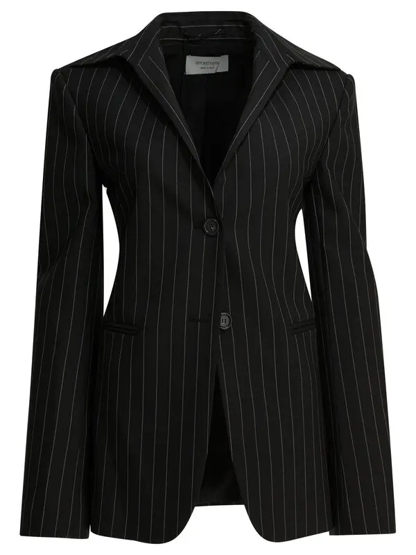Max Mara Elegant Mini Jackets & Coats - Black