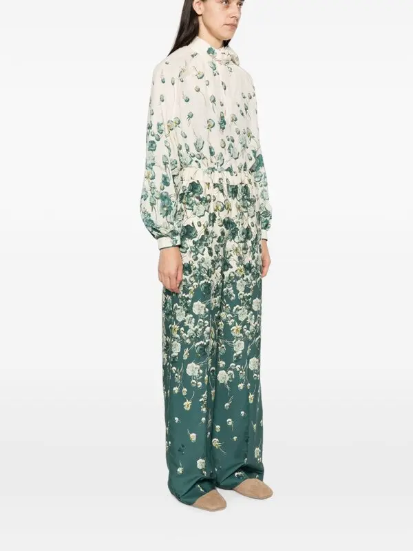 F.R.S FOR RESTLESS SLEEPERS Printed Wide-leg Trousers