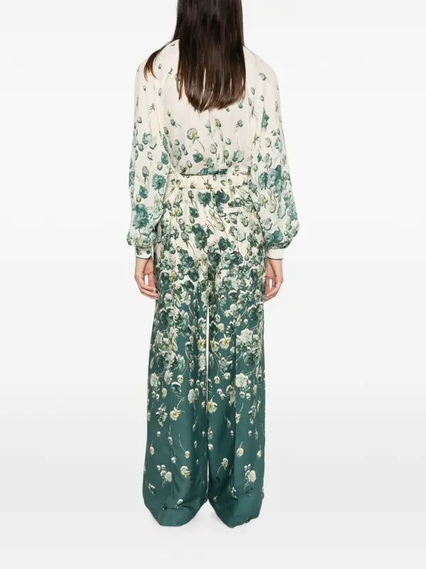 F.R.S FOR RESTLESS SLEEPERS Printed Wide-leg Trousers