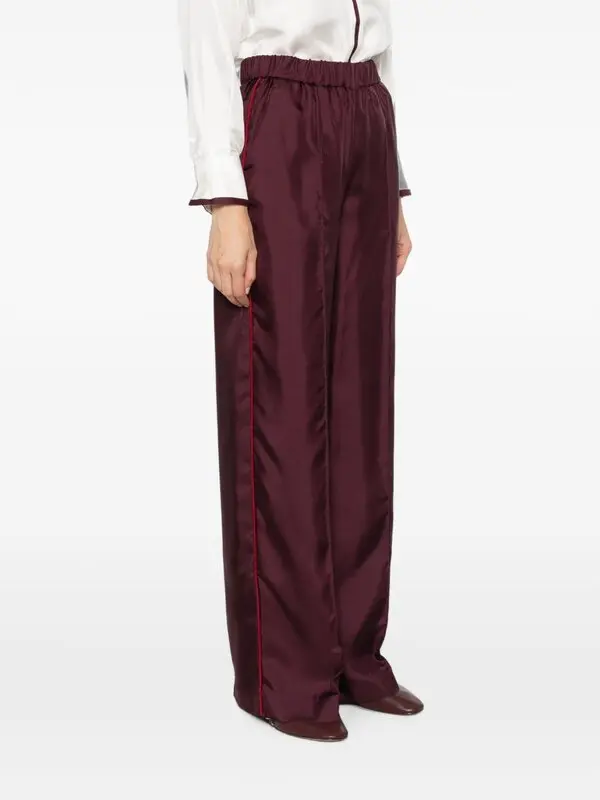 F.R.S FOR RESTLESS SLEEPERS Silk Wide-leg Trousers
