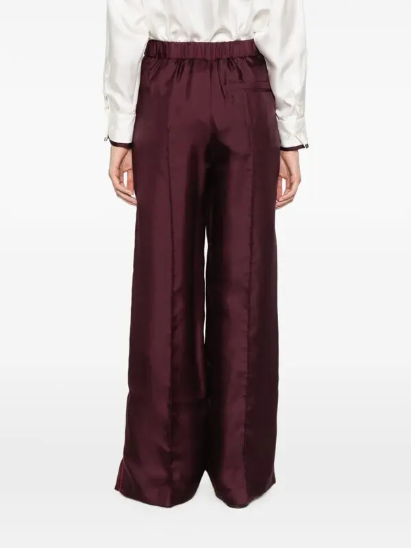F.R.S FOR RESTLESS SLEEPERS Silk Wide-leg Trousers