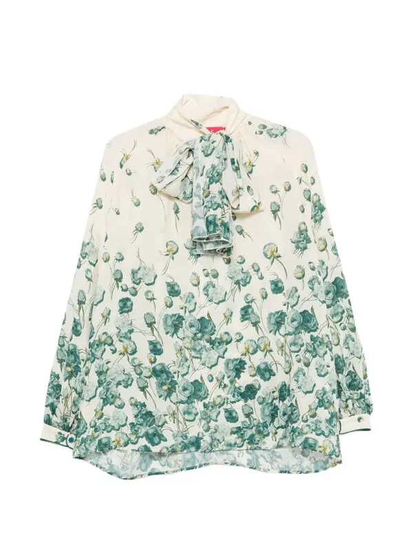 F.R.S FOR RESTLESS SLEEPERS Silk Blend Printed Shirt