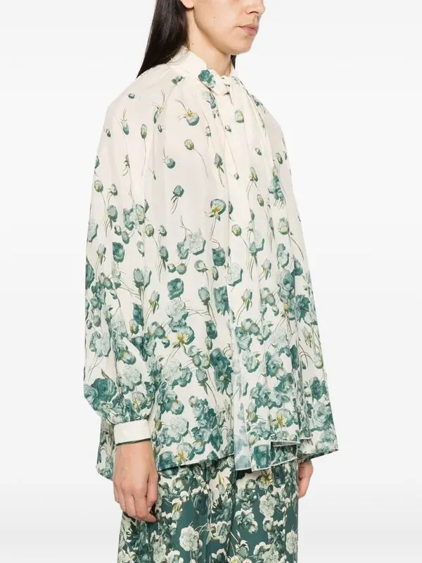 F.R.S FOR RESTLESS SLEEPERS Silk Blend Printed Shirt