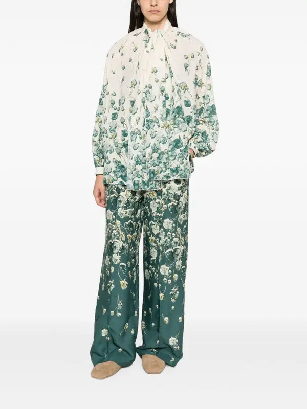 F.R.S FOR RESTLESS SLEEPERS Silk Blend Printed Shirt