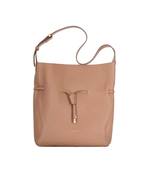 GIANNI CHIARINI Mini Leather Tote Bag For - Clay
