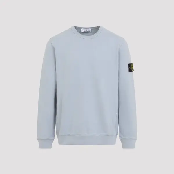 Stone Island Cotton Blend Sweatshirt - Blue