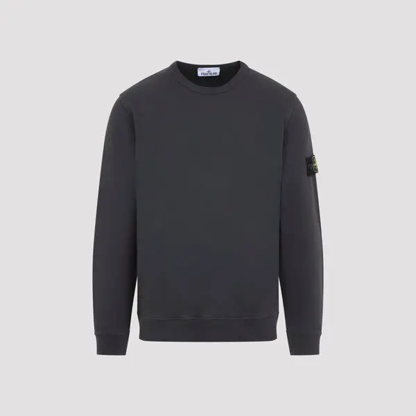 Stone Island Cotton Sweatshirt With Stretch - Grey