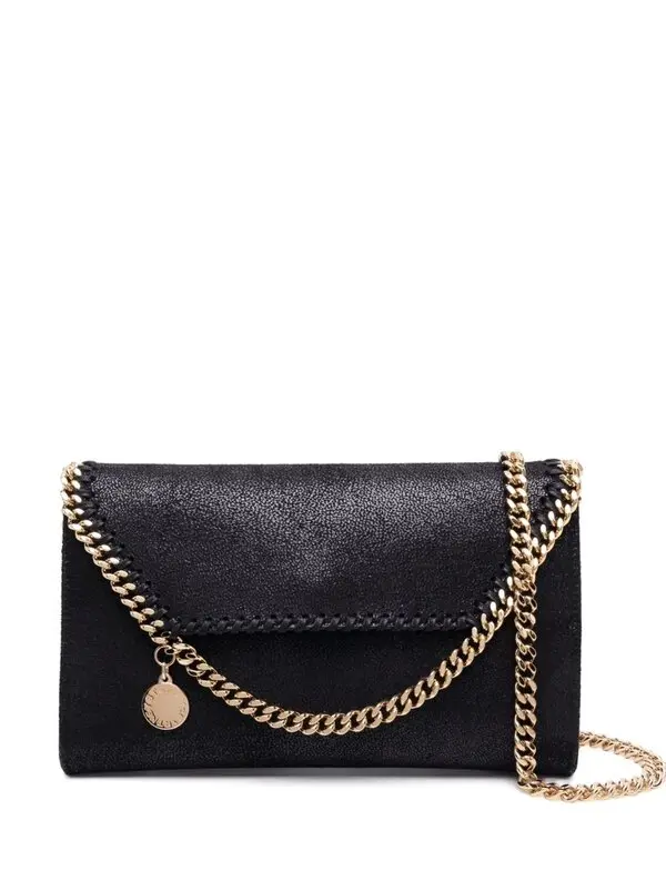 Stella McCartney Mini Vegan Crossbody Bag With Signature Chain - Nero