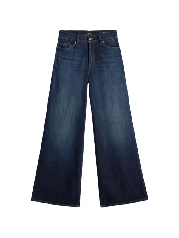 7 For All Mankind Lotta Tailorless Denim Jeans - Blue