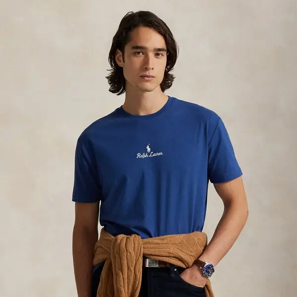 Ralph Lauren Classic Fit Logo Jersey T-shirt - Night Navy