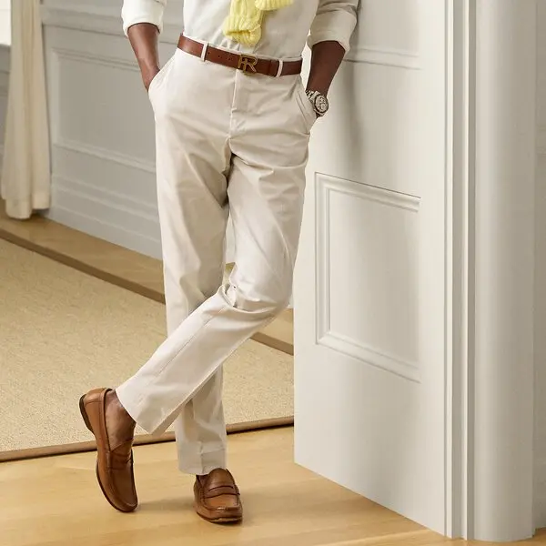 Ralph Lauren Straight Fit Stretch Chino Pant - Classic Stone