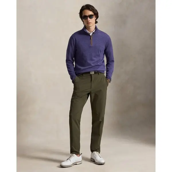 Ralph Lauren Tailored Fit Performance Trousers - Ranger Green