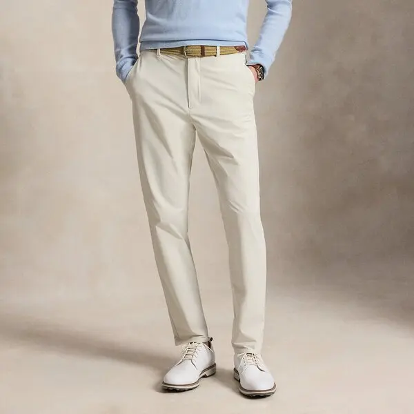 Ralph Lauren Tailored Fit Performance Pant - Stone Pebble