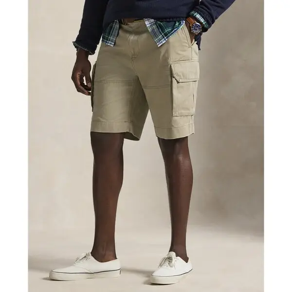 Ralph Lauren Classic Fit Twill Cargo Shorts - Tan