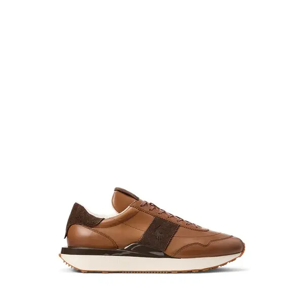 Ralph Lauren Train 89 Leather Sneaker