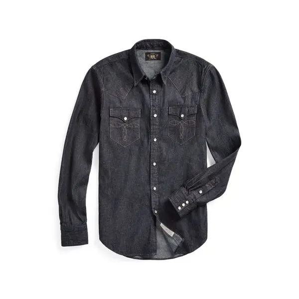 Ralph Lauren Slim Fit Denim Western Shirt