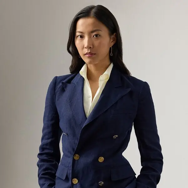 Ralph Lauren Camden Linen Jacket - Lux Navy