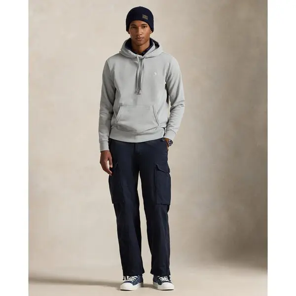 Ralph Lauren Loopback Fleece Hoodie - Soft Grey