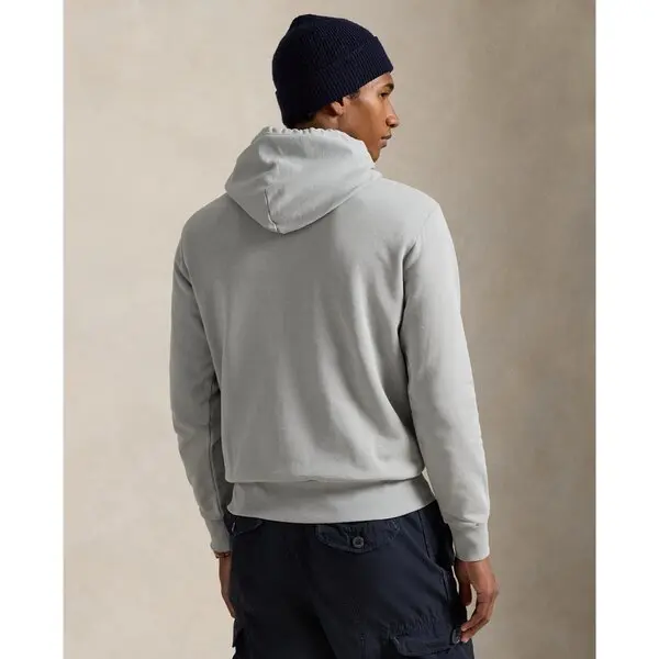Ralph Lauren Loopback Fleece Hoodie - Soft Grey