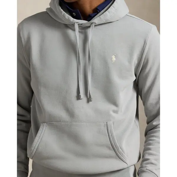 Ralph Lauren Loopback Fleece Hoodie - Soft Grey